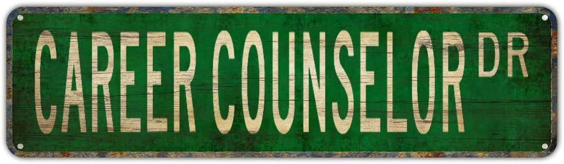 Metal Sign CAREER COUNSELOR DR Vintage Signs Retro Tin Signs Art Plaque ...