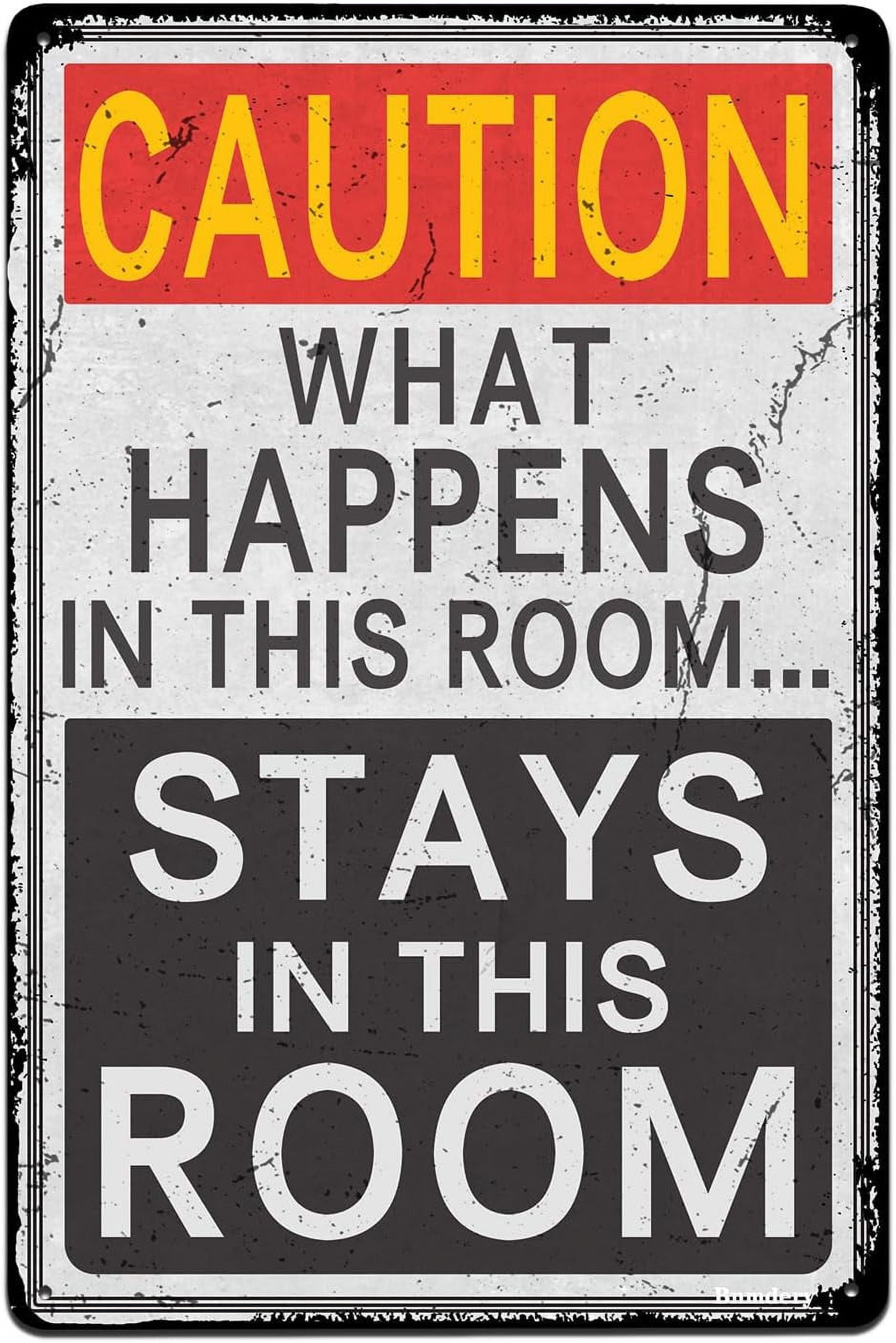 Metal Sign Caution No Complaining Vintage Decor Art Sign Home Kitchen ...