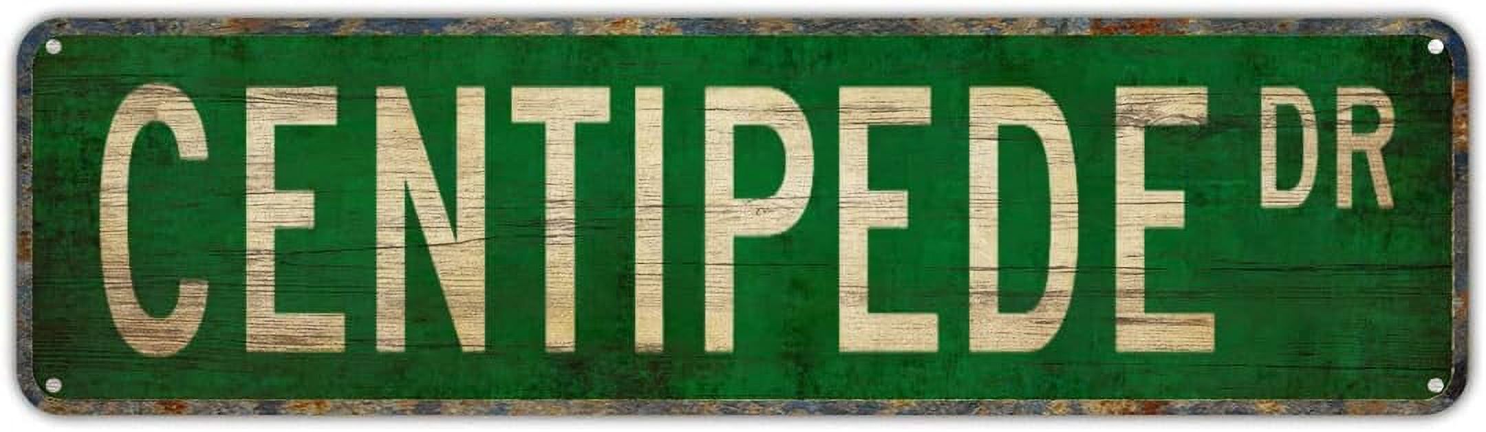 Metal Sign Centipede Dr Art Plaque Aluminum Sign Metal Plate Wall Plate ...