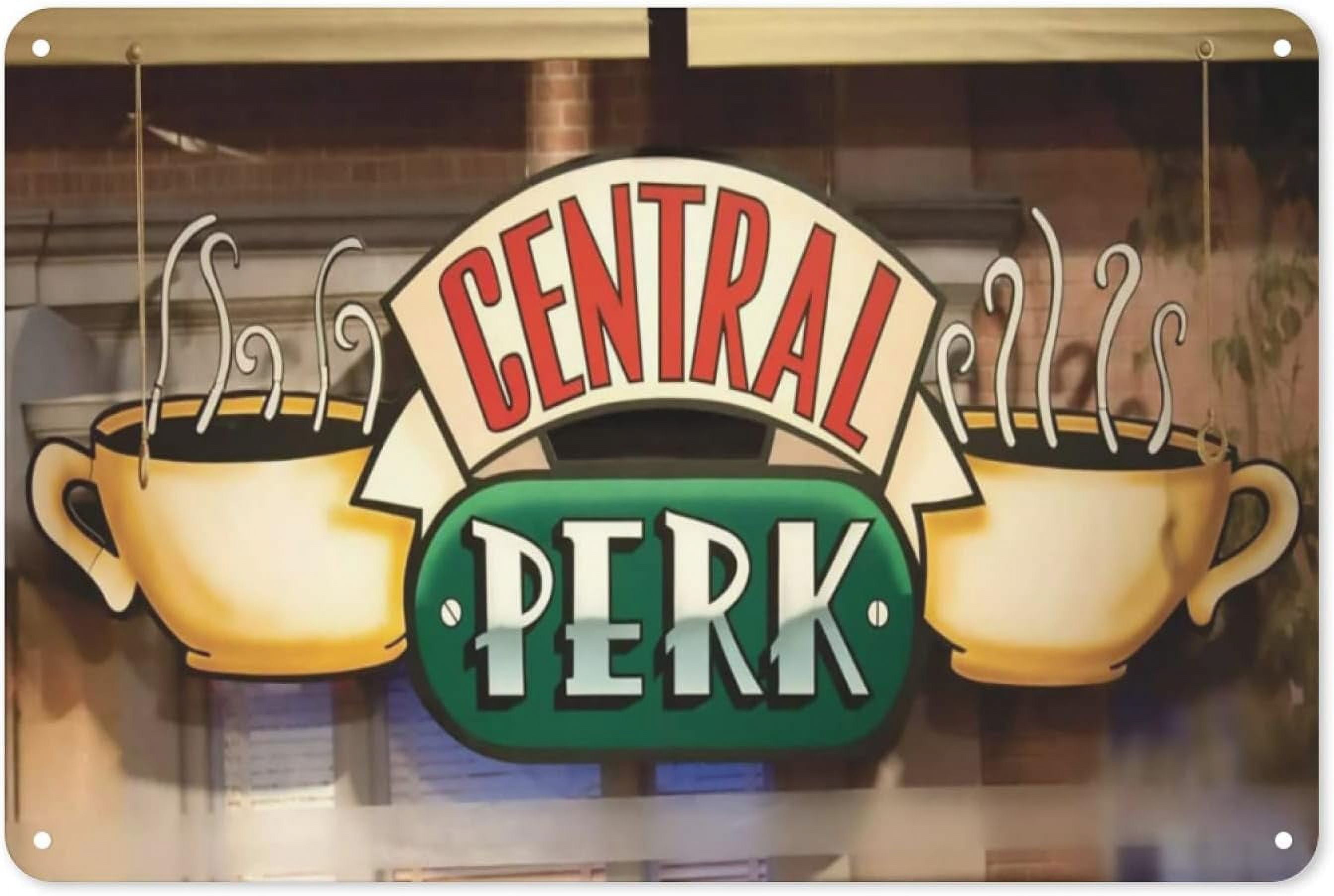 Metal Sign Central Perk Cafe Painting Friends Tv Show Tin Sign Vintage ...