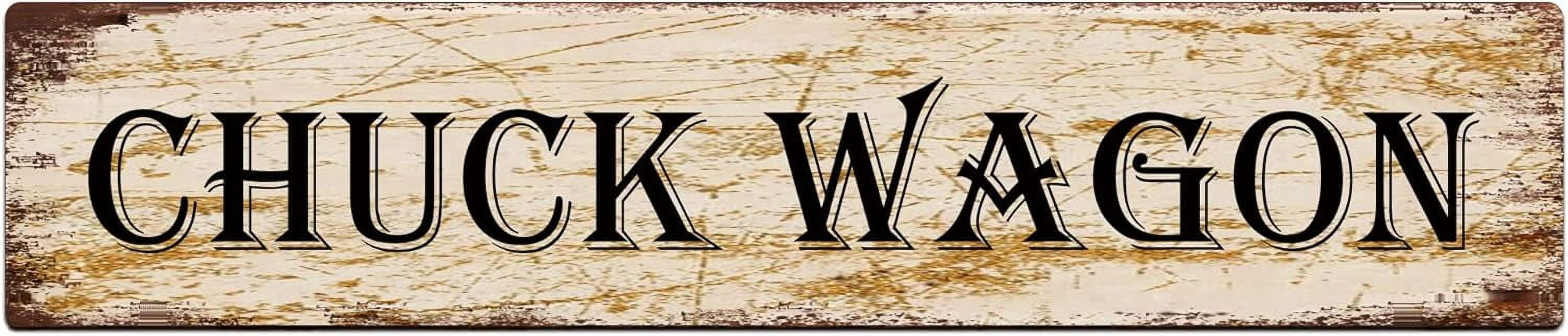 Metal Sign Chuck Wagon Vintage Signs Retro Tin Signs Aluminum Sign for ...