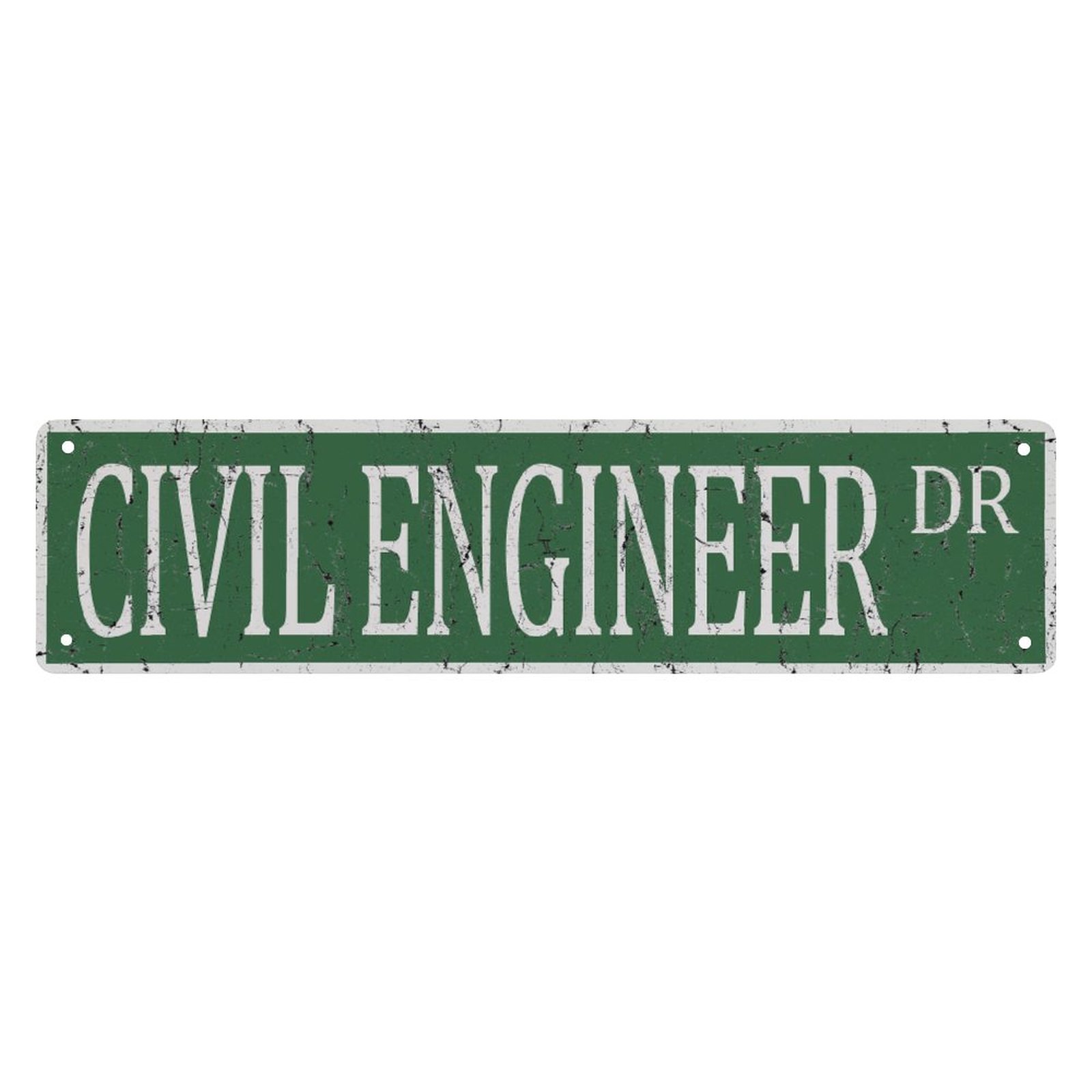 Metal Sign Civil Engineer Dr Vintage Signs Retro Tin Signs Plaque ...