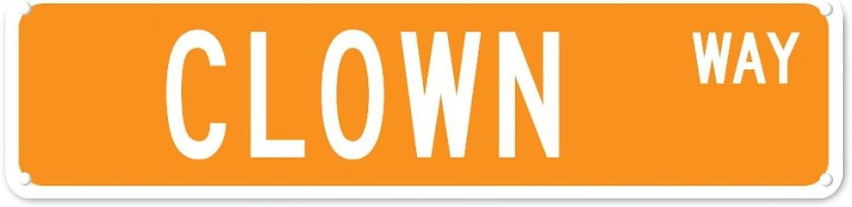 Metal Sign Clown WAY Vintage Signs Retro Tin Signs Aluminum Sign Art ...