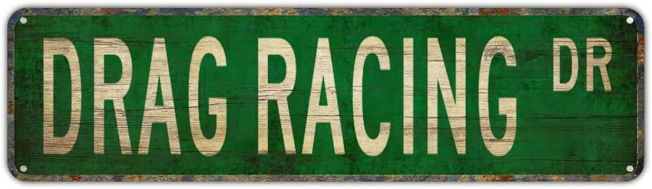 Metal Sign DRAG RACING DR Vintage Signs Retro Tin Signs Art Plaque ...