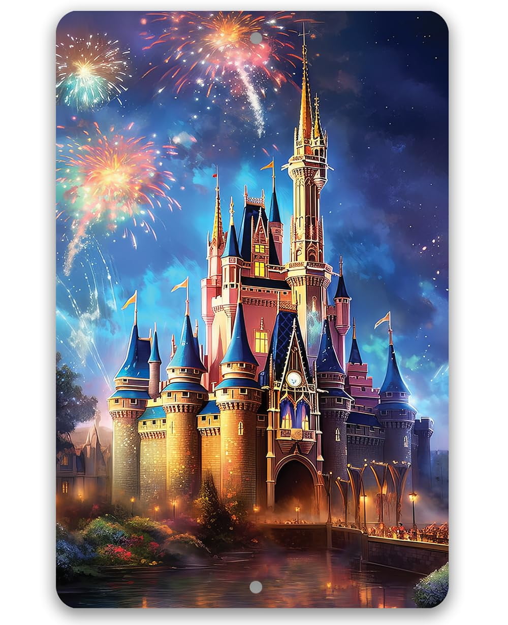 Metal Sign - Disney Magic Castle-Durable Metal Sign-Use Indoor/Outdoor ...