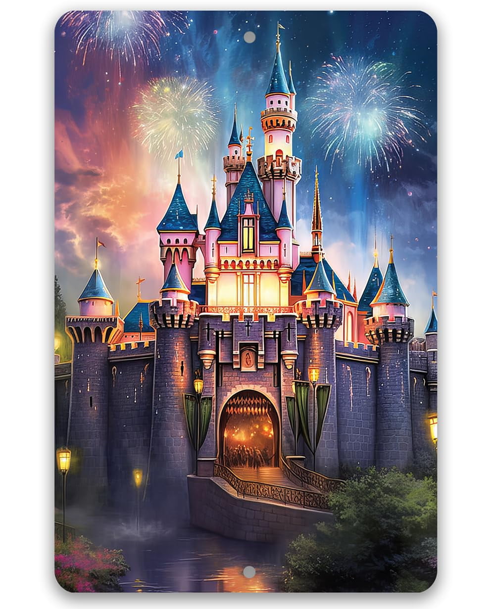 Metal Sign - Disney Magic Castle-Durable Metal Sign-Use Indoor/Outdoor ...