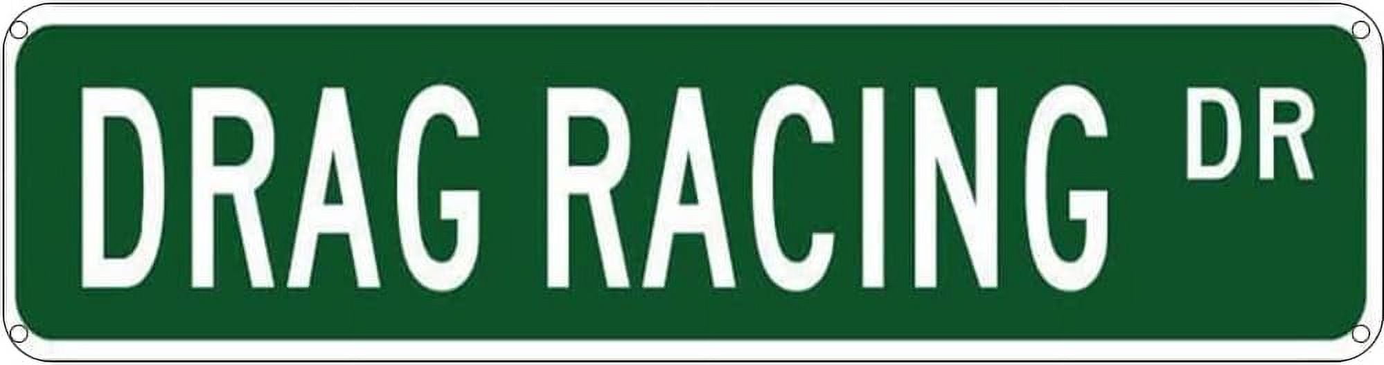 Metal Sign Drag Racing Vintage Signs Retro Tin Signs Art Plaque ...