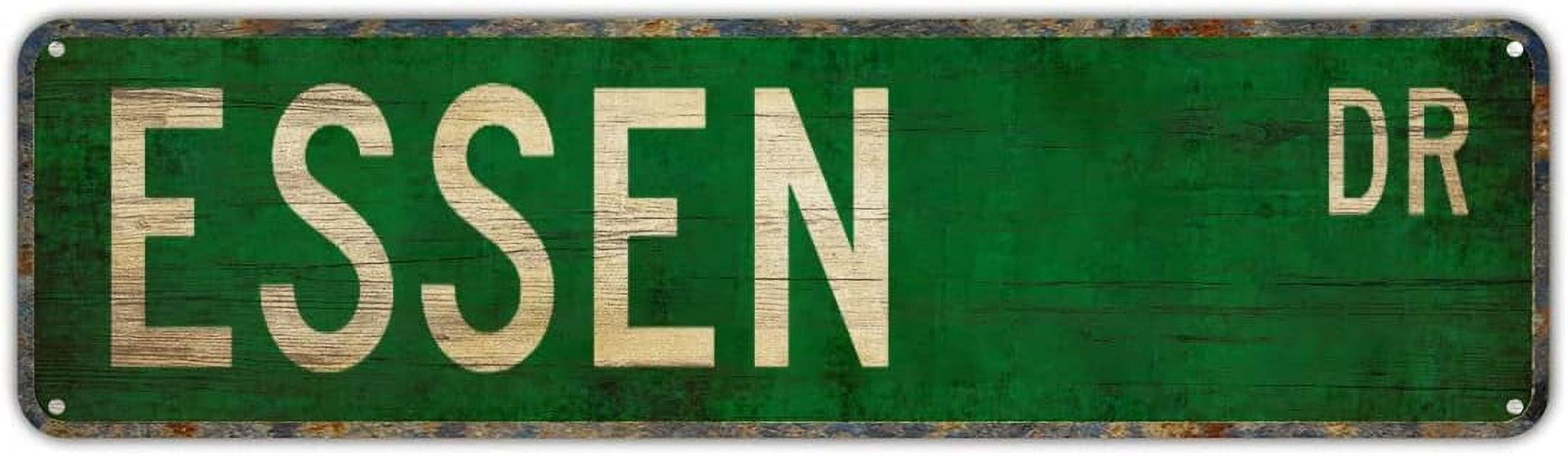 Metal Sign ESSEN DR Vintage Signs Retro Tin Signs Art Plaque Aluminum ...