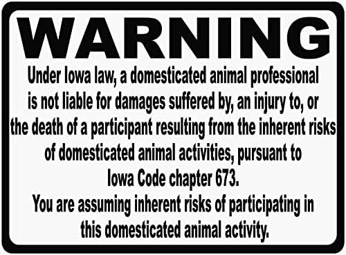 Metal Sign Equine Liability Law Sign Inform Patrons at Your Horse ...