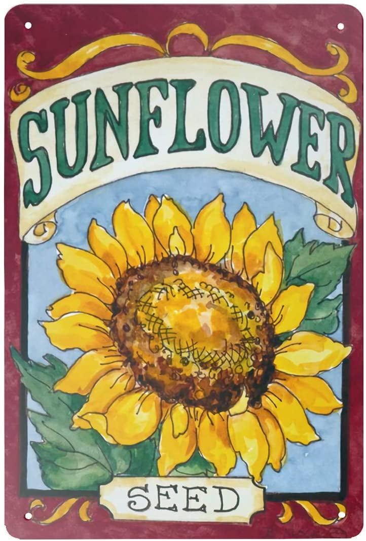 Metal Sign Flower Market tin Signs Vintage bar Coffee Shop Kitchen ...