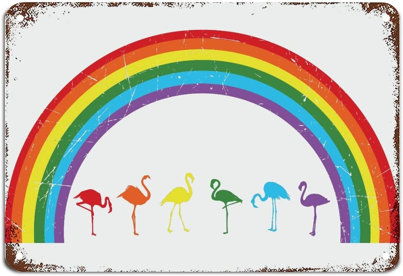 Metal Sign Gay Pride LGBT Same Gay Metal Sign Rainbow Metal Tin Sign ...