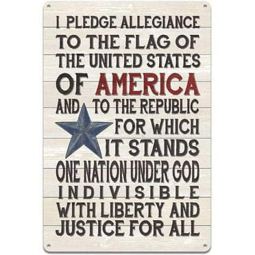 USMC Flag Mancave Metal Wall Hanging Sign with Semper Fi - 16" x 16 ...