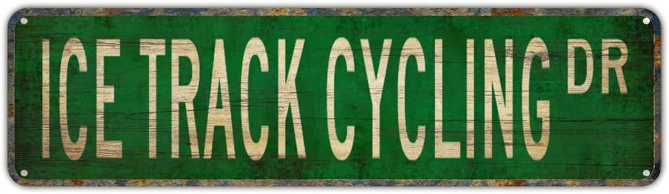 Metal Sign ICE TRACK CYCLING DR Vintage Signs Retro Tin Signs Art ...