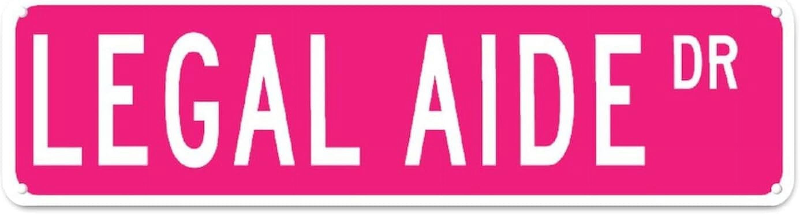 Metal Sign Legal Aide DR Vintage Signs Retro Tin Signs Aluminum Sign ...