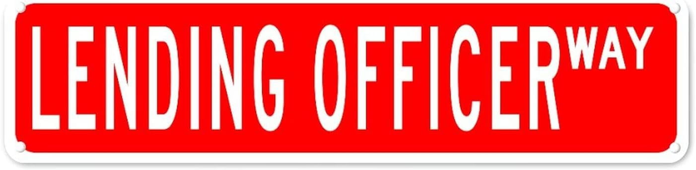 Metal Sign Lending Officer WAY Vintage Signs Retro Tin Signs Plaque ...