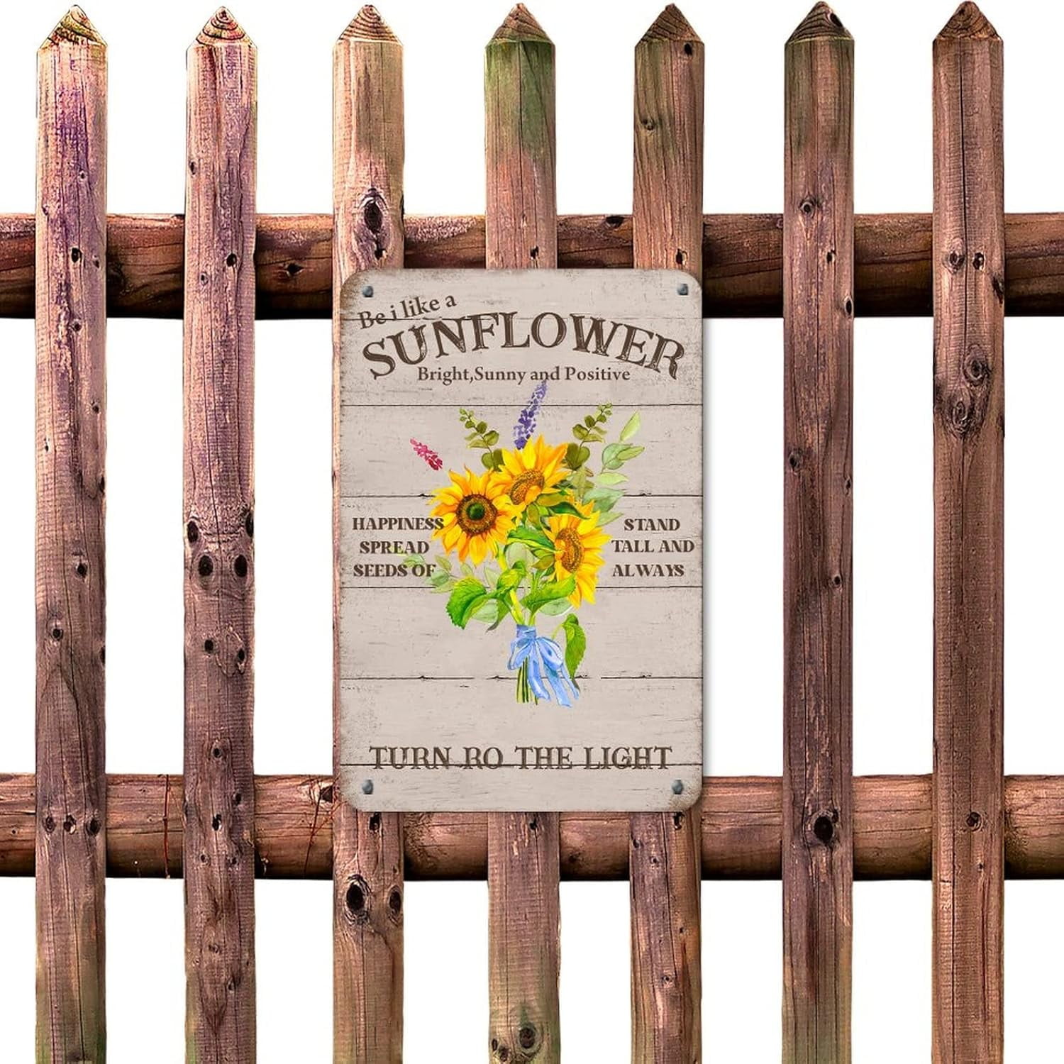 Metal Sign Be Like A Sunflower Sign Bright Sunny and Positive Indoor ...