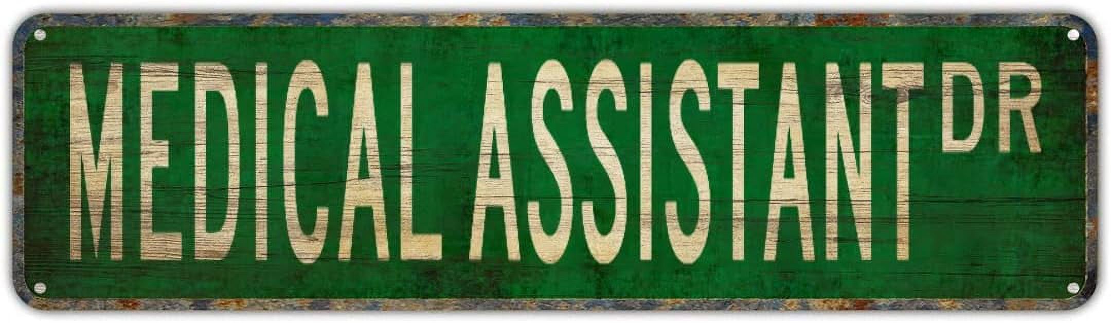 Metal Sign MEDICAL ASSISTANT DR Vintage Signs Retro Tin Signs Art ...