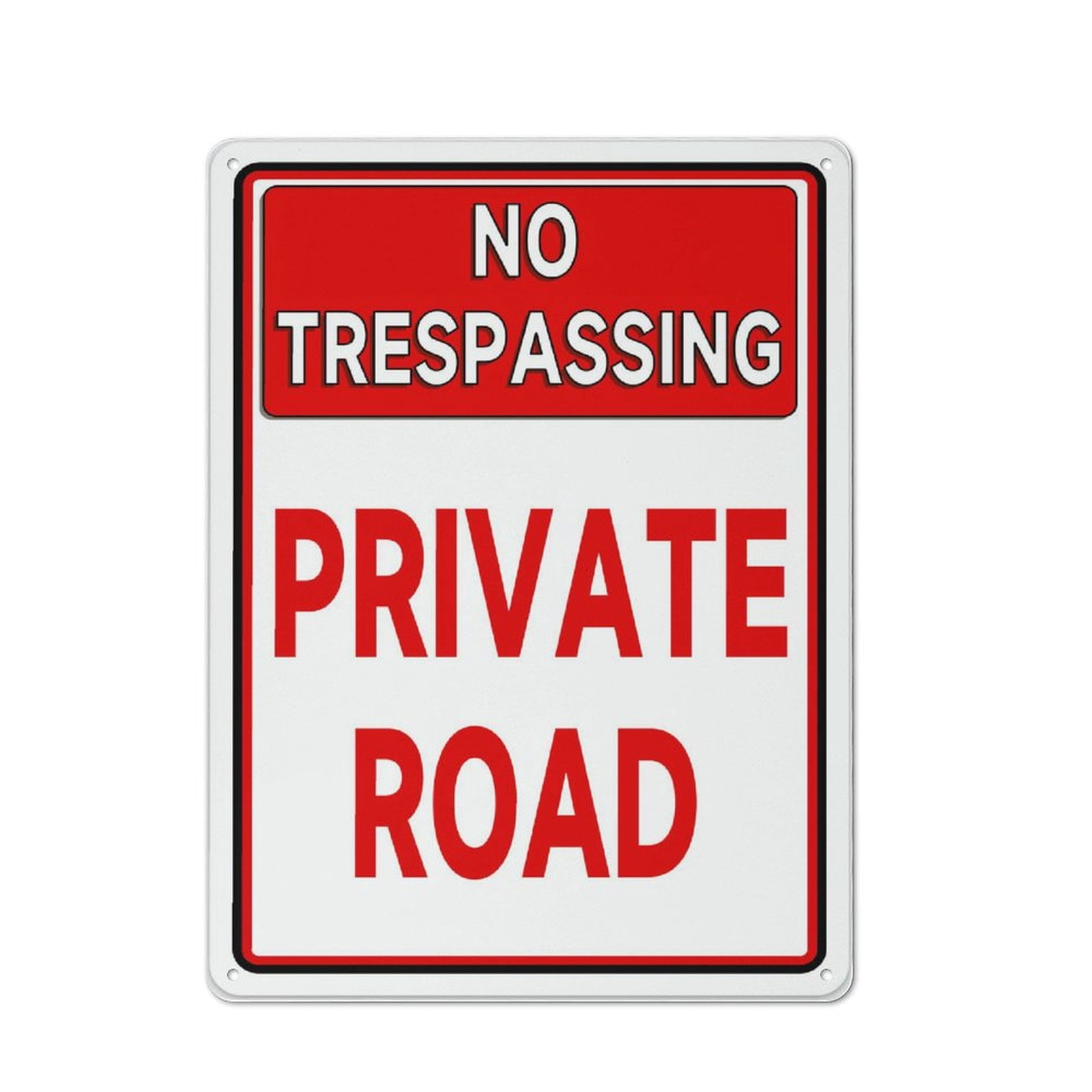 Metal Sign No Trespassing Private Road Metal Sign Keep Out Do Not Enter ...