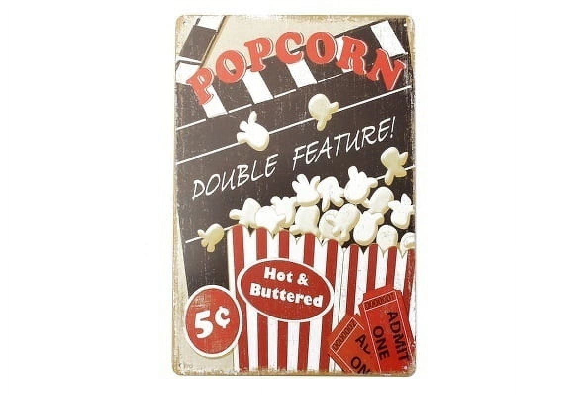 Metal Sign Popcorn Pub Wall Decor Tavern Bar Club Cafe Home Decor ...