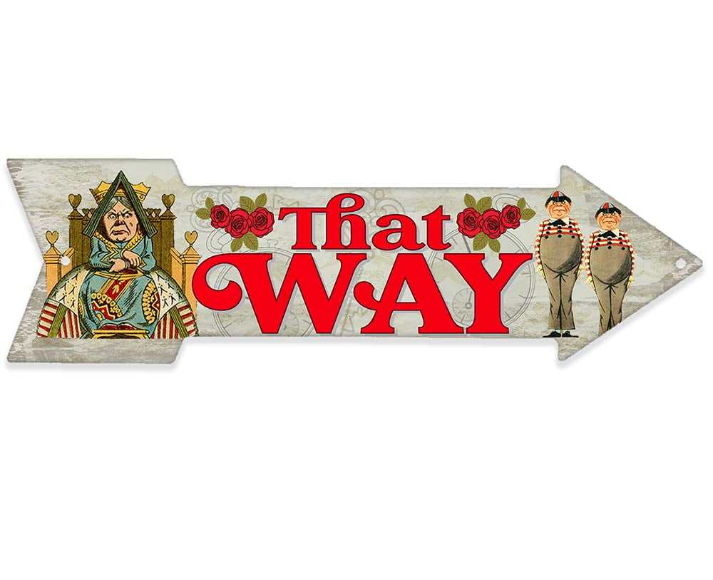 Metal Sign - That Way - Directional Arrow Sign - Durable Metal Sign ...