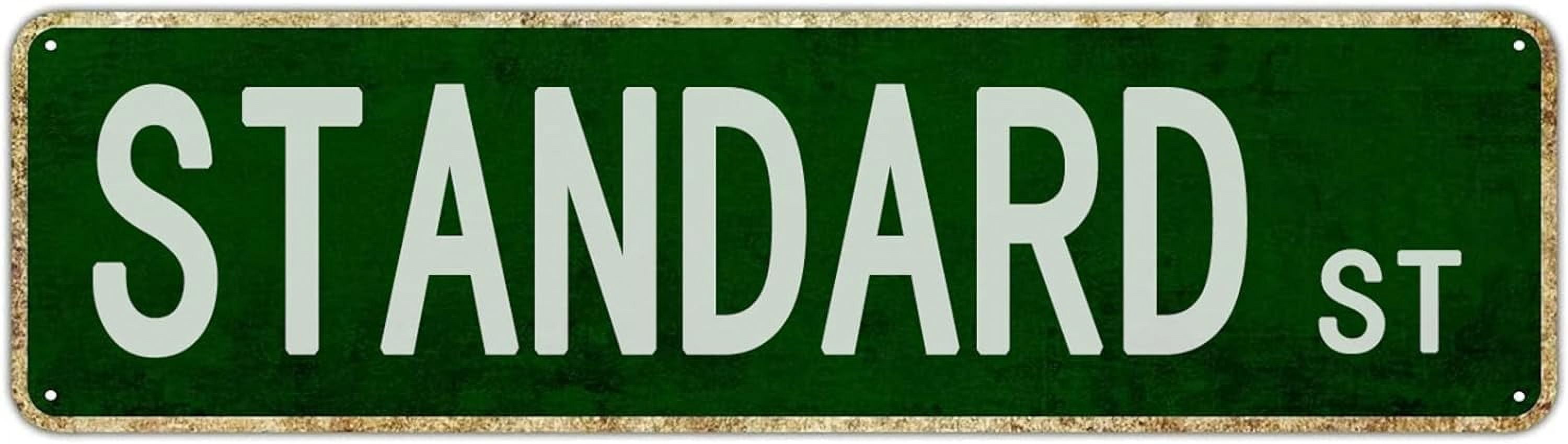 Metal Sign Tin Sign Standard Street Funny Metal Signs Vintage Sign ...