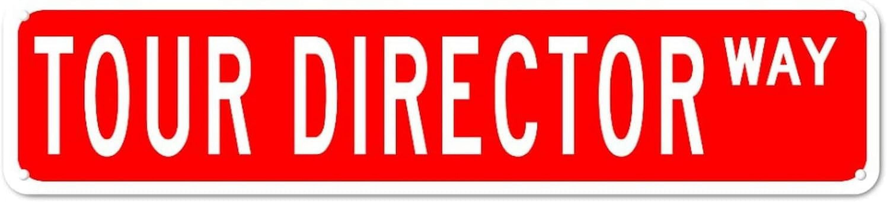 Metal Sign Tour Director WAY Vintage Signs Retro Tin Signs Aluminum ...