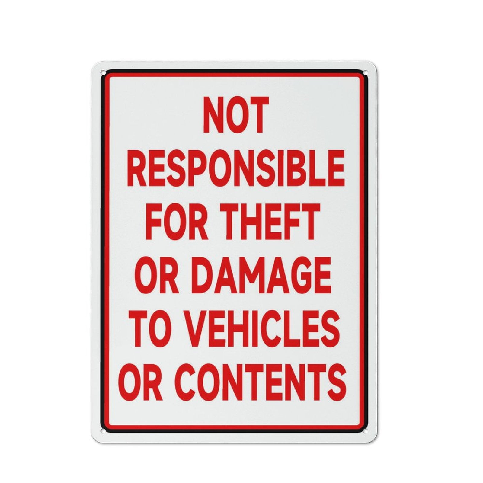 Metal Sign Warning Sign Aluminum Sign Indoor & Outdoor Use Safety ...