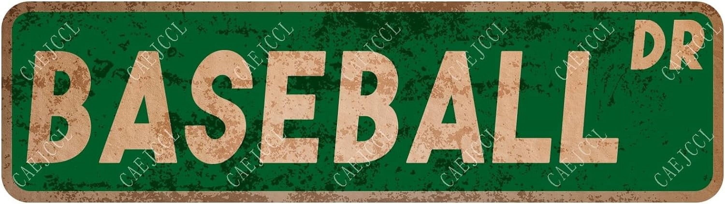 Metal Signs Baseball Tin Sign Metal Sign Vintage Rustic Sign Retro Tin ...