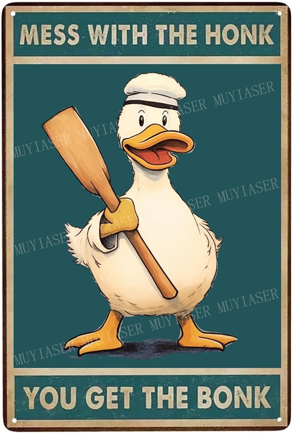 Metal Signs Mess with the honk you get the bonk Dunk Sign Vintage Signs ...