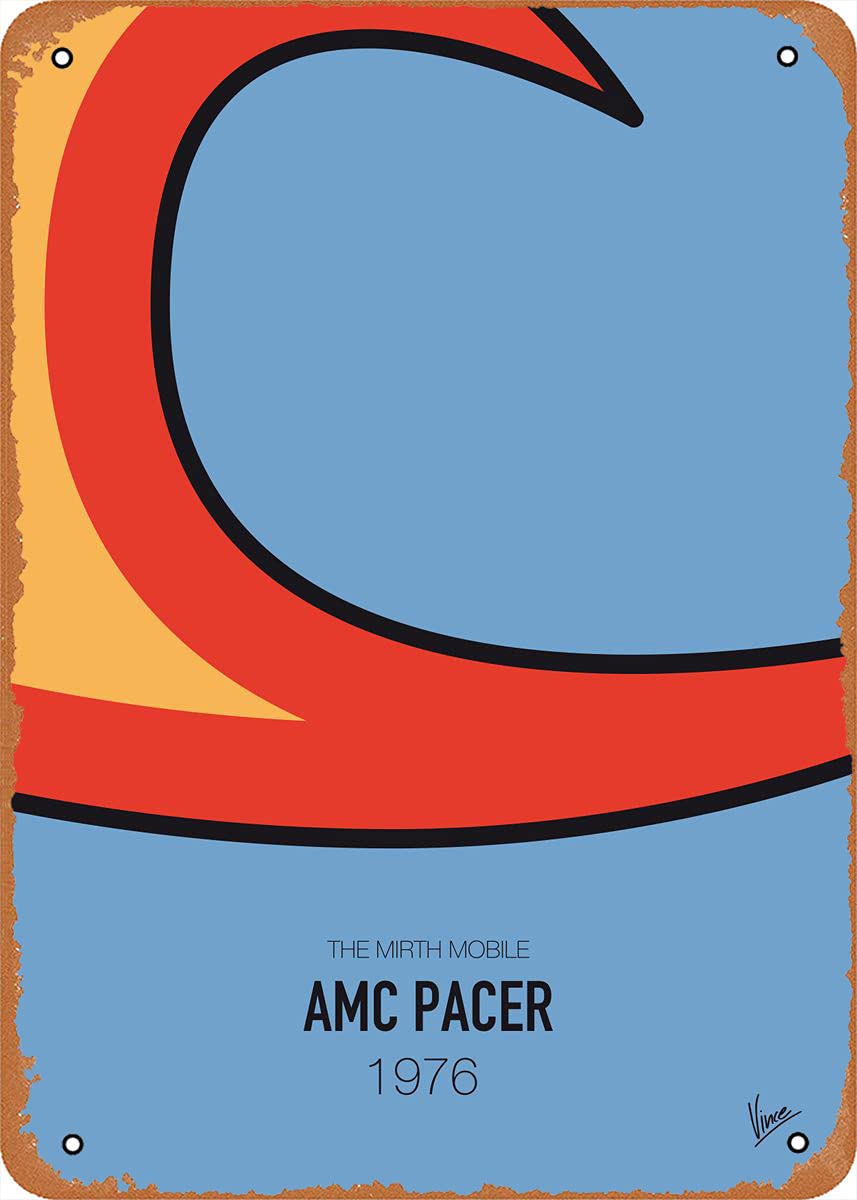 Metal Signs - Minimal Movie Car Posters No010 My Waynes World Minimal ...