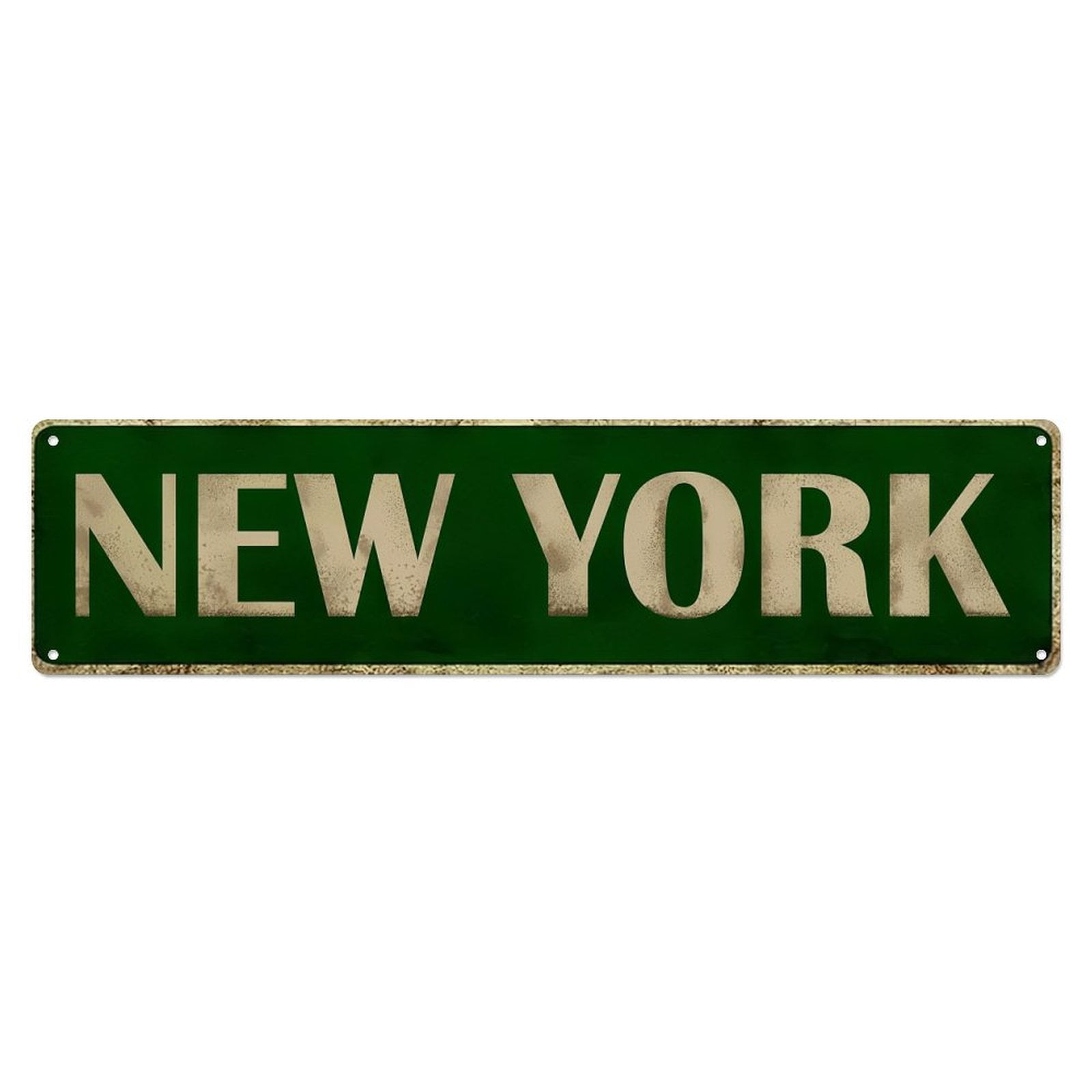 Metal Signs: New York Street Sign Retro Funny Wall Decor Metal Tin ...