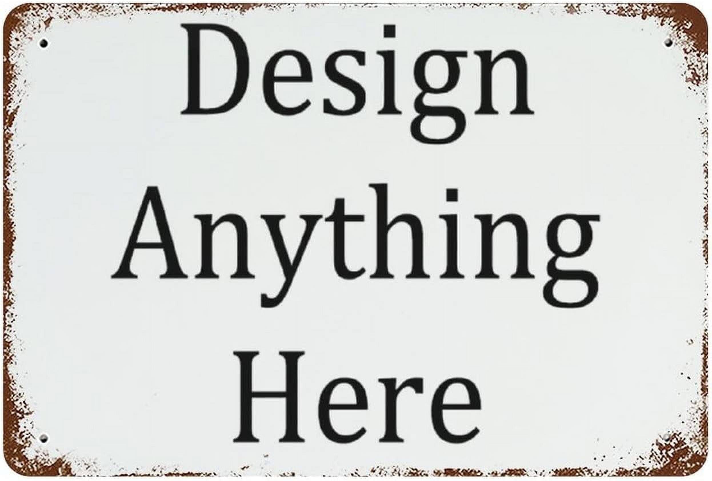 Metal Signs,Personalized Vintage Tin Signs, ized Waterproof Aluminum ...