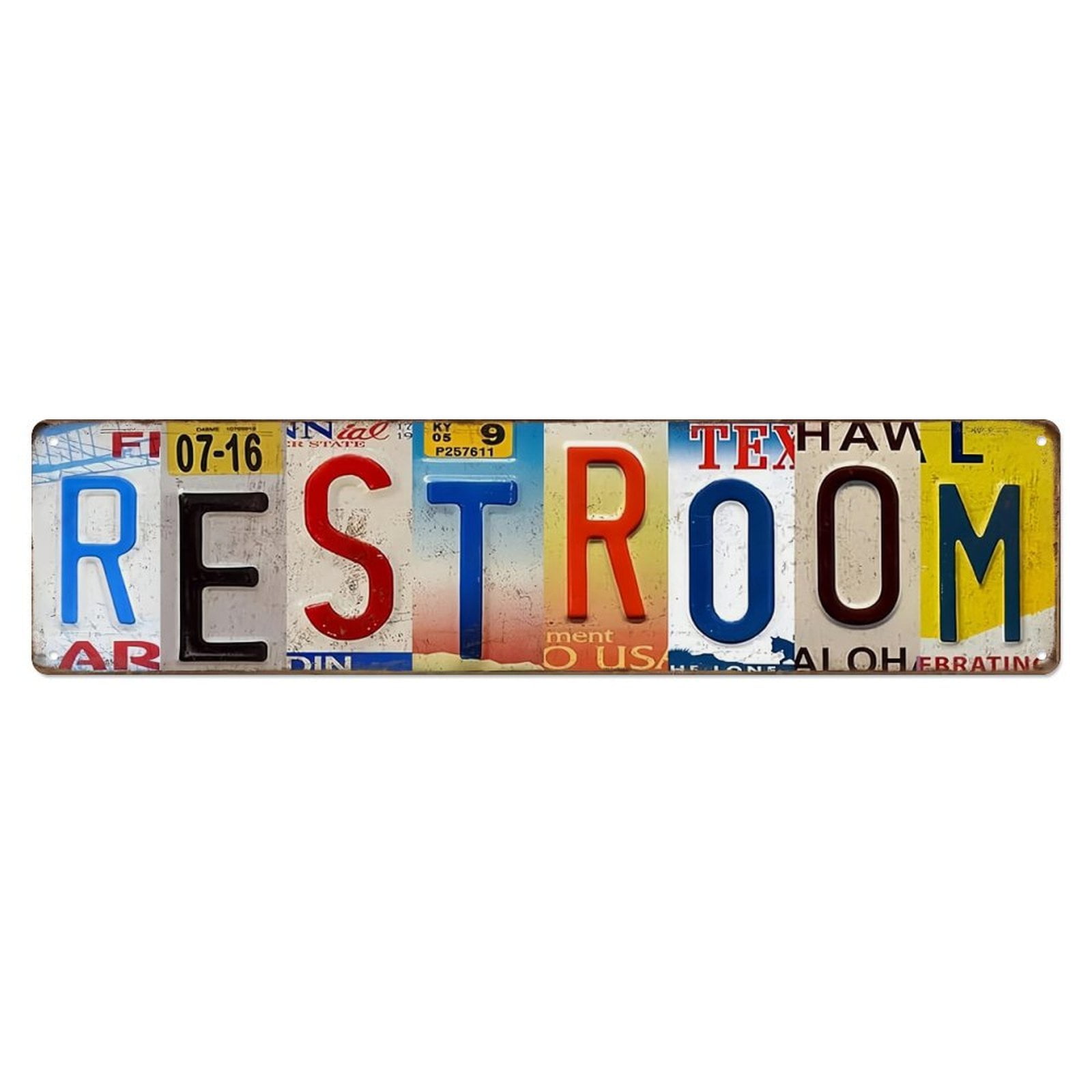 Metal Signs: Restroom Sign Restroom Signs for Business Restroom Sign ...