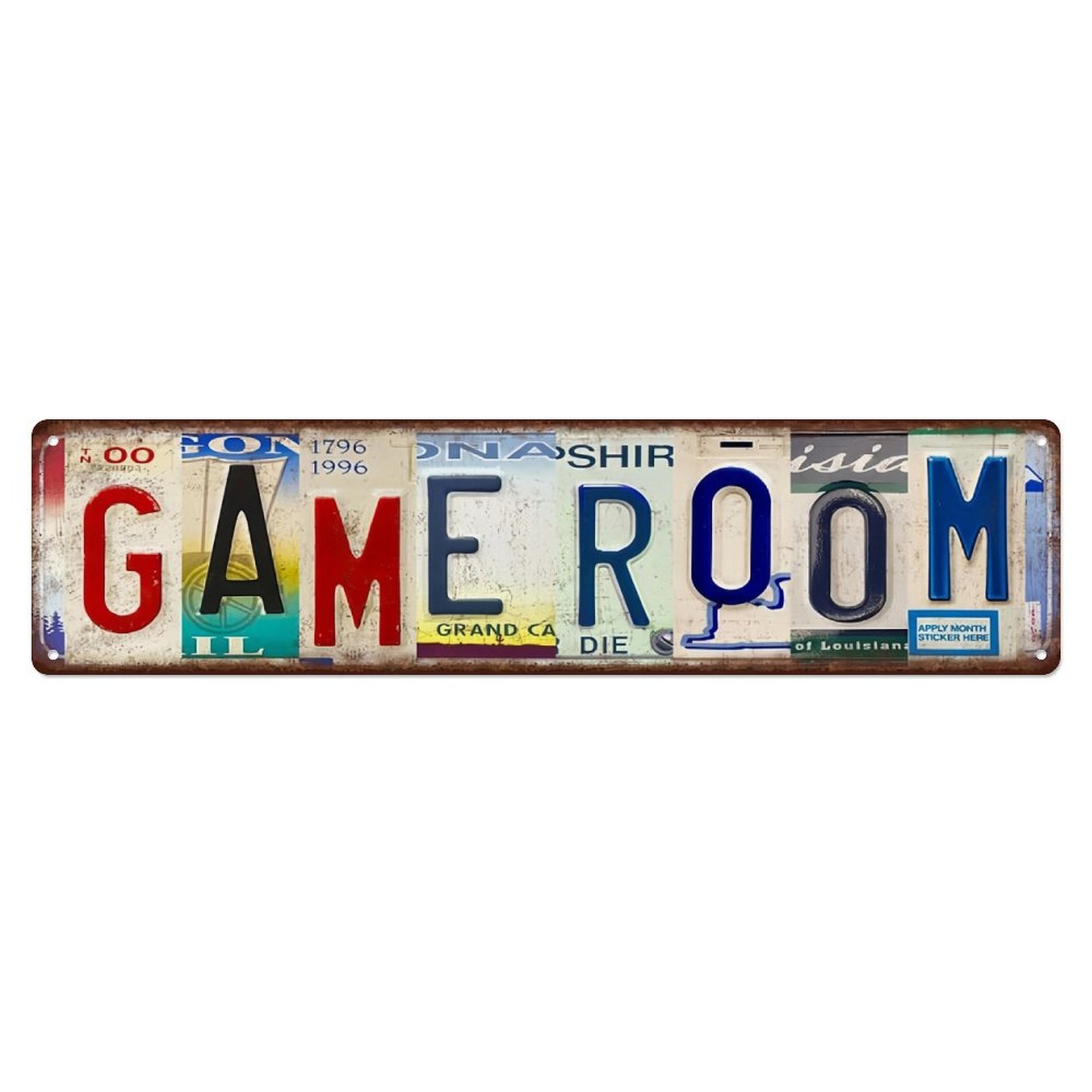Metal Signs: Vintage Game Room Metal Tin Signs Street Signs Man Cave ...