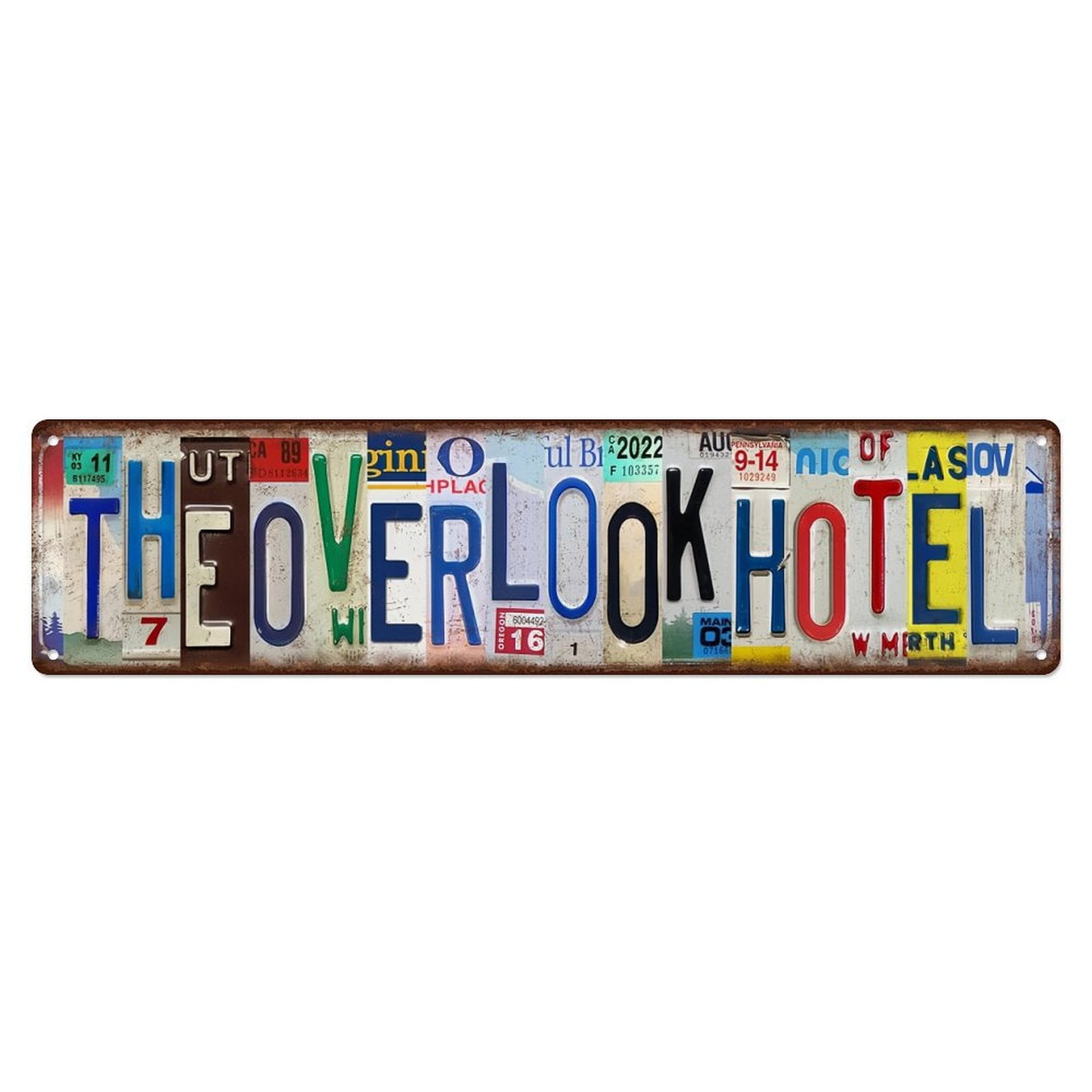 Metal Signs: Vintage The Overlook Hotel Wall Decor Street Signs Home ...