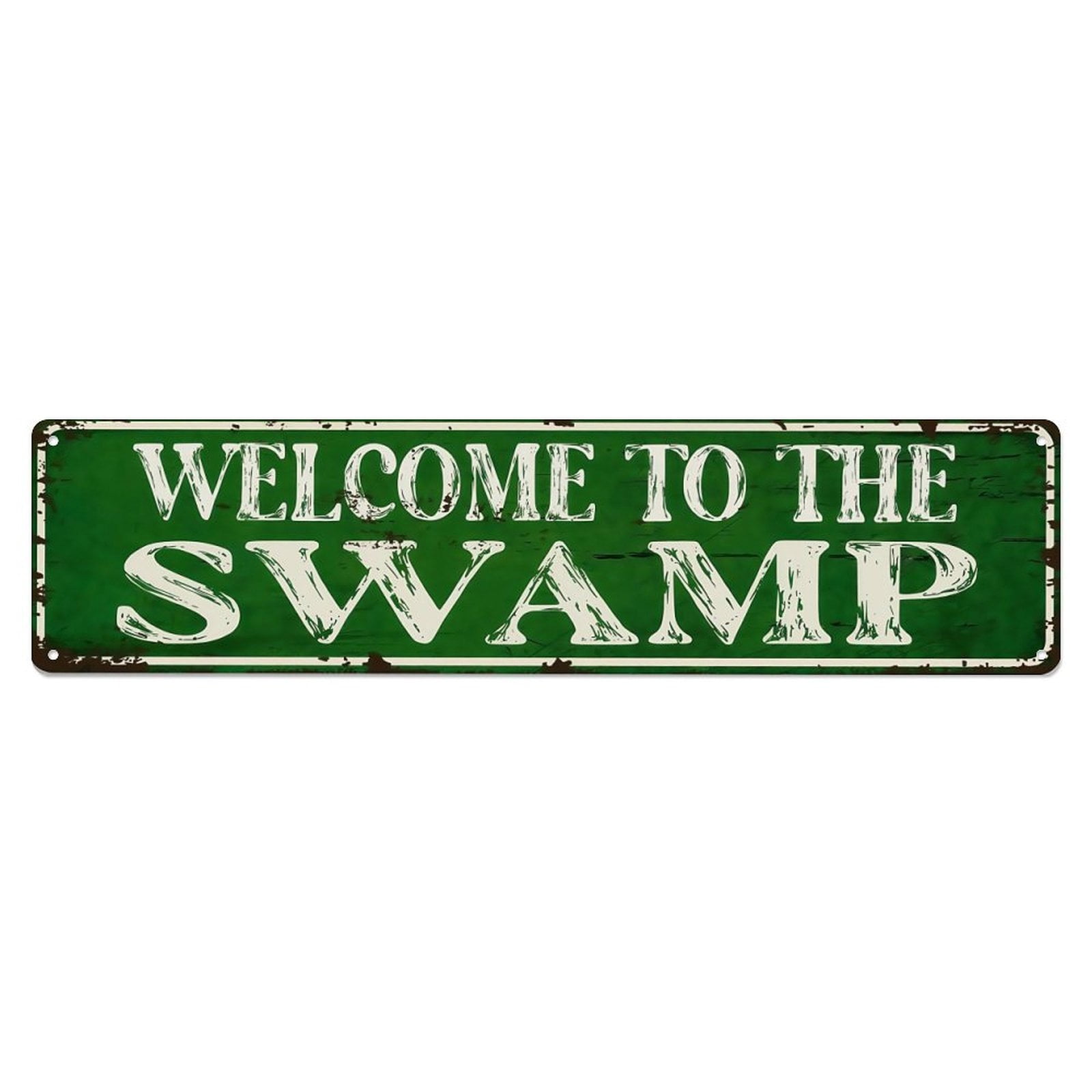 Metal Signs: Welcome To The Swamp Sign Rustic Street Aluminum Sign Or ...
