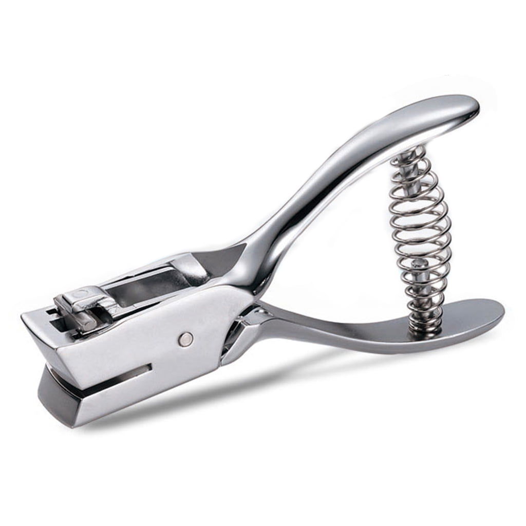 Metal Single Oval Hole Puncher Hand Held Paper Punch Cut Plier for ...