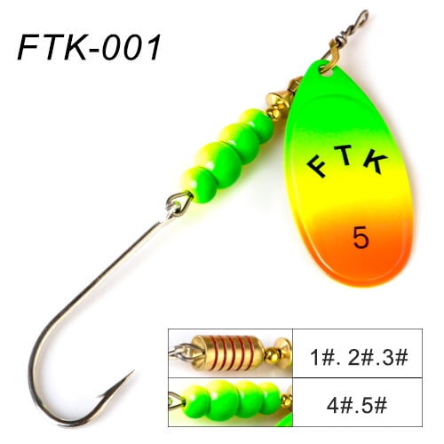 Metal Slice Fishing lure 4.1g 5g 7.8g 10.5g 15g Spinners Bait Plain ...