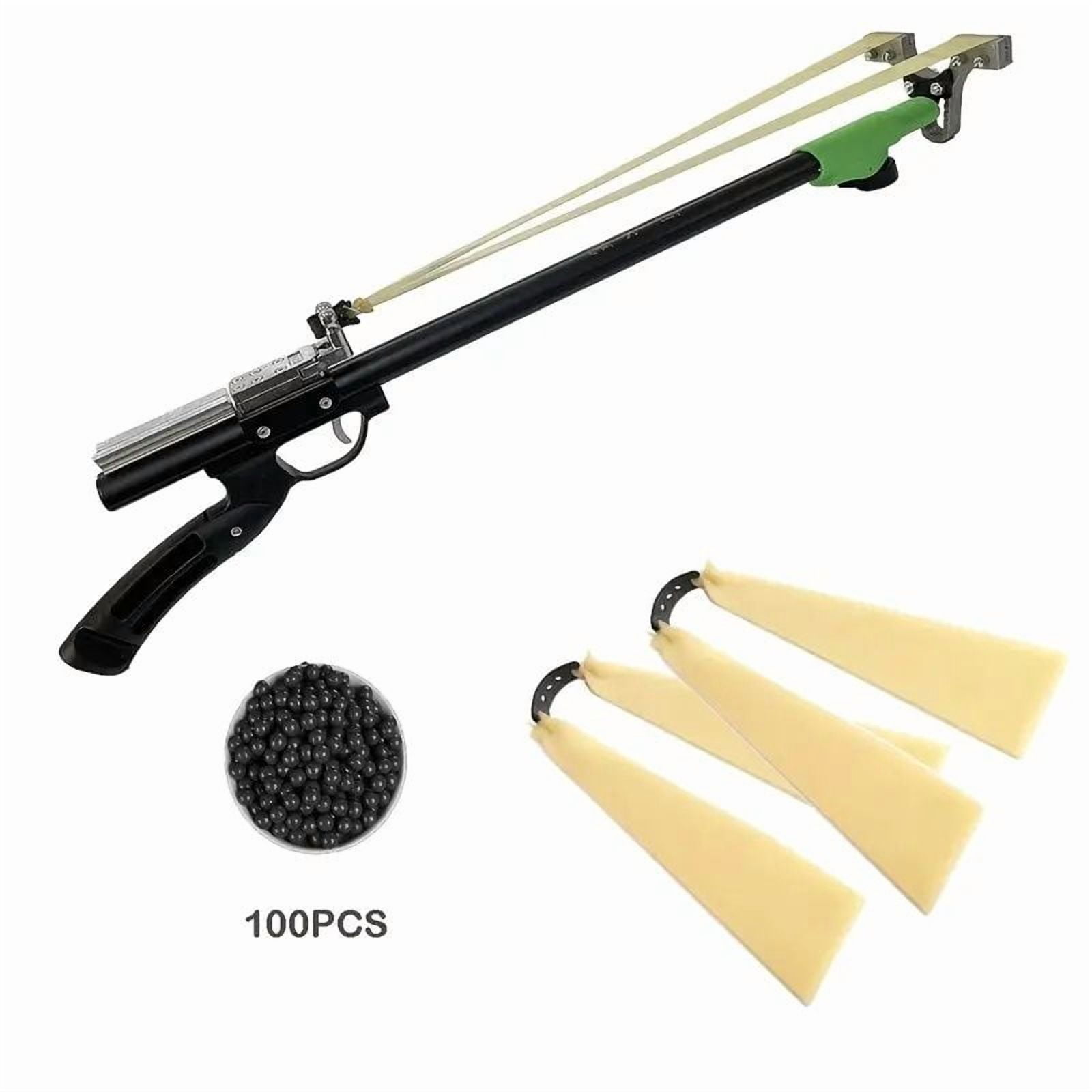 Metal Slingshot – High Power Hunting Catapult, Black Ergonomic Handle ...