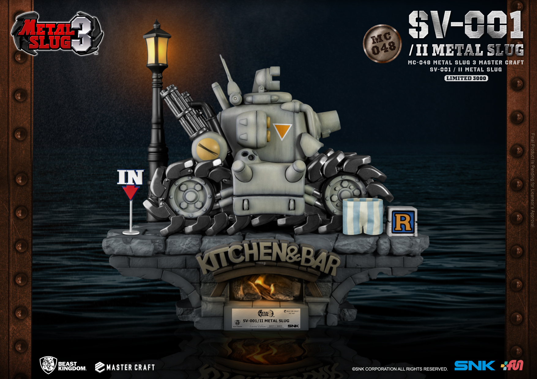 Beast Kingdom - Metal Slug 3 - MC-048 SV-001 Master Craft Statue ...