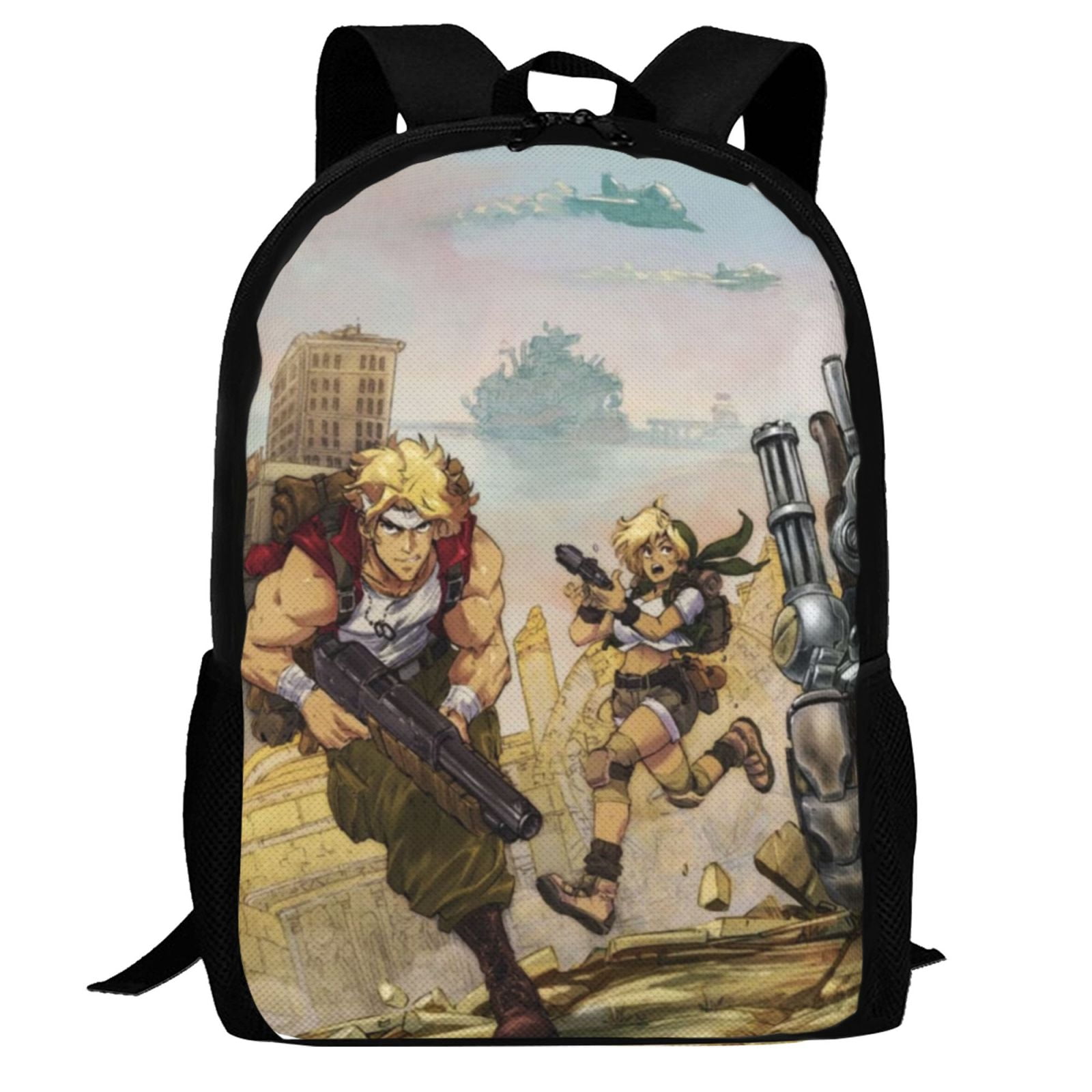 Metal Slug Backpack, 3d Printed Laptop Backpack, Water Resistant ...