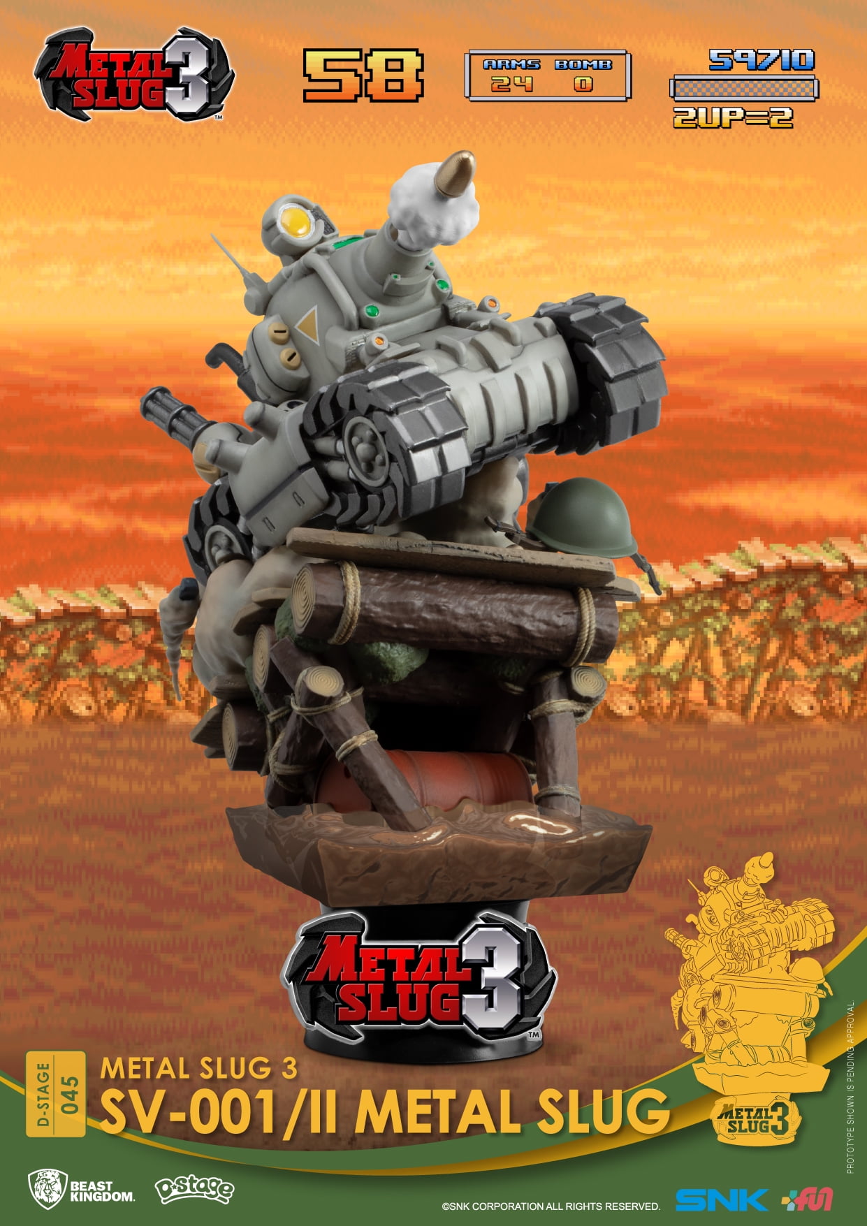 Metal Slug3-SV-001/II Metal Slug (D-Stage) - Walmart.com