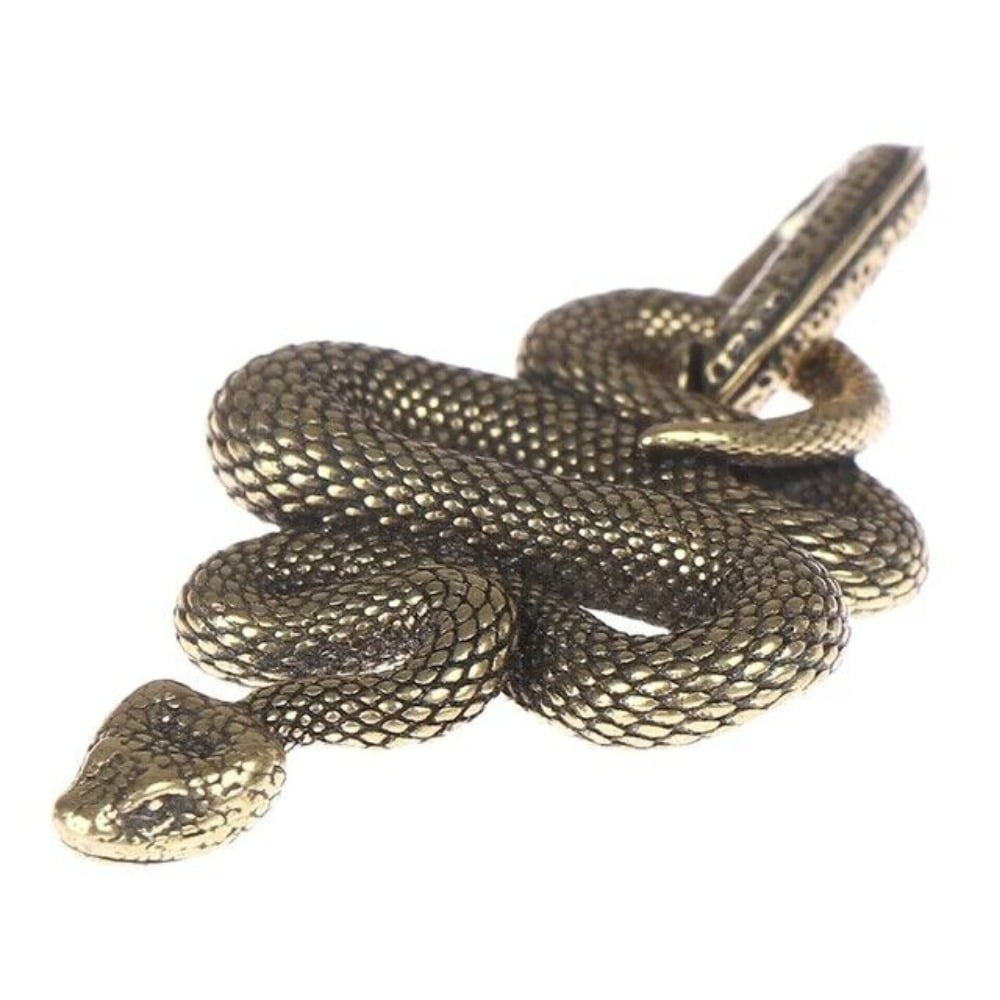 Metal Snake Brass Shape Keychain Handmade Key Marking Tool Cobra ...