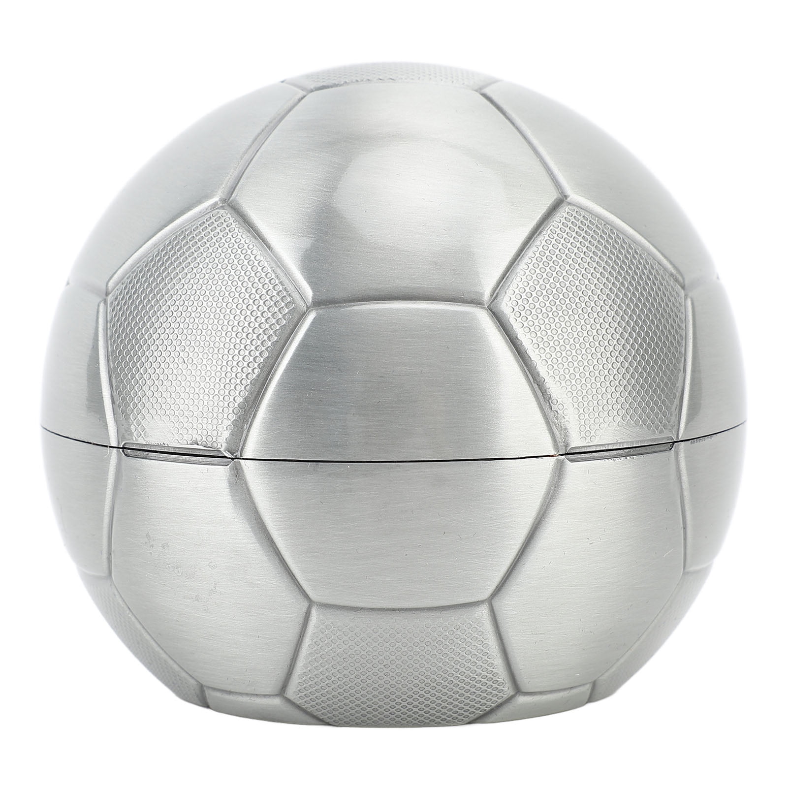 Metal Soccer Coin Bank Large Capacity Soccer Ball Coin Bank Football ...