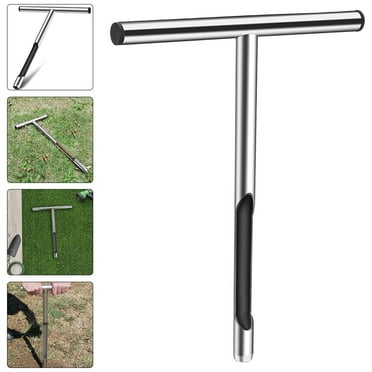 Bully Tools 36-Inch Soil Probe, Steel T-Style Handle, Sharpened Tip ...