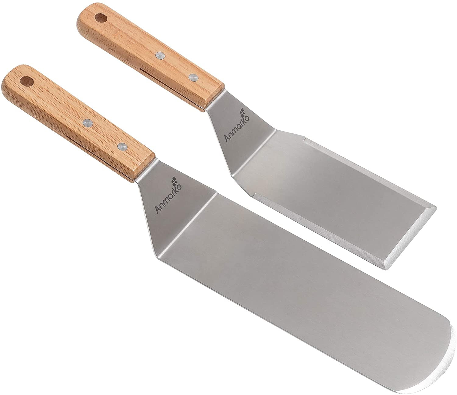 Metal Spatula Set - Griddle Long Spatula - Teppanyaki spatulas ...