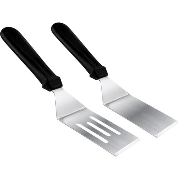 Metal Spatulas for kitchen Use, 2 Pieces Professional Serving Spatula ...