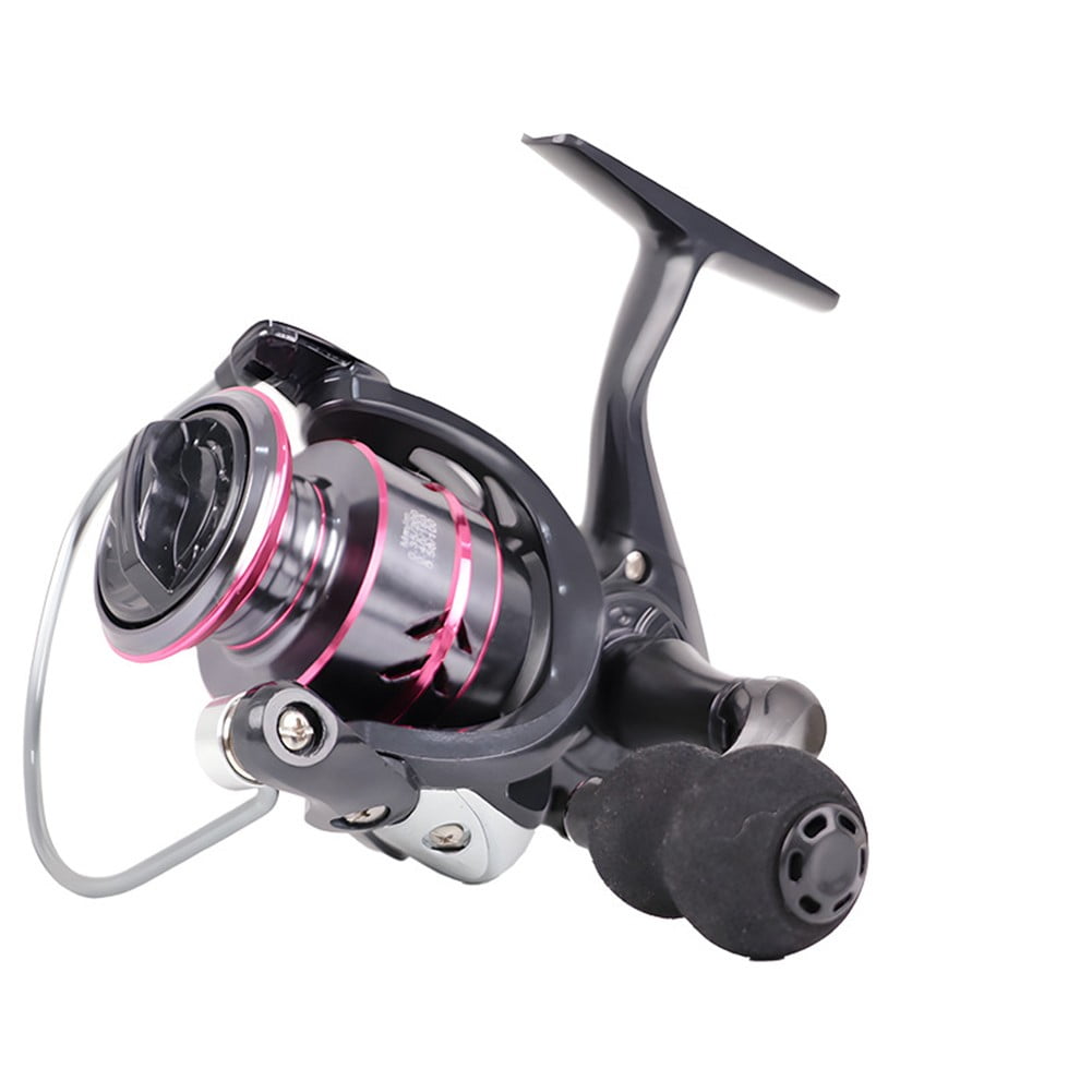 Metal Spool Spinner Fishing Reel 5.2: Speed Ratio Folding Rocker Handle ...