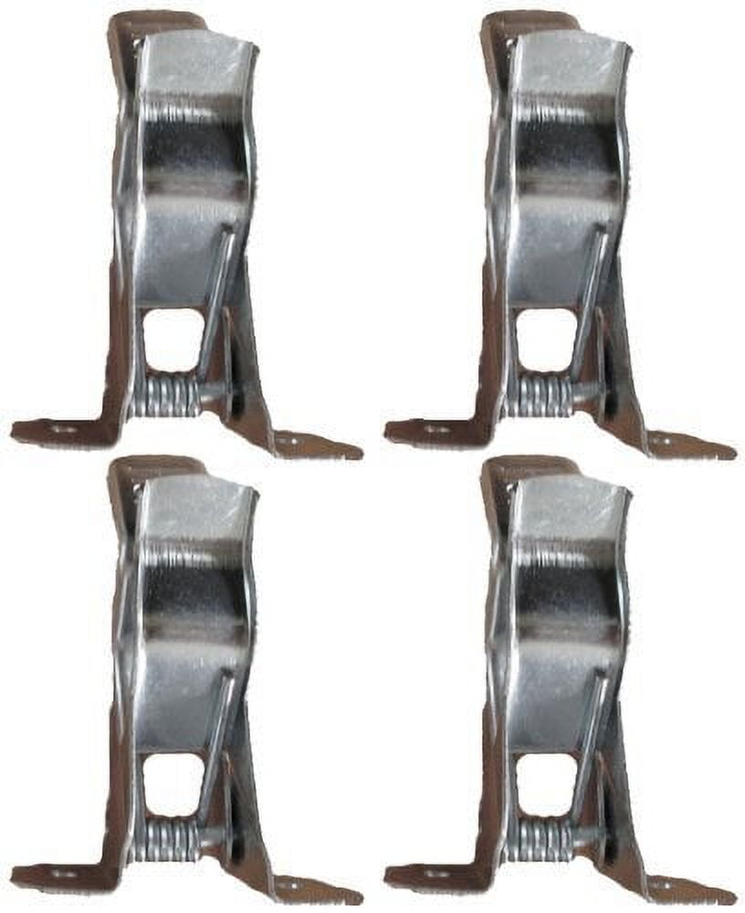 Metal Spring Grip Clamps Wall Organizer for Brooms, Mops, Rakes, Etc ...