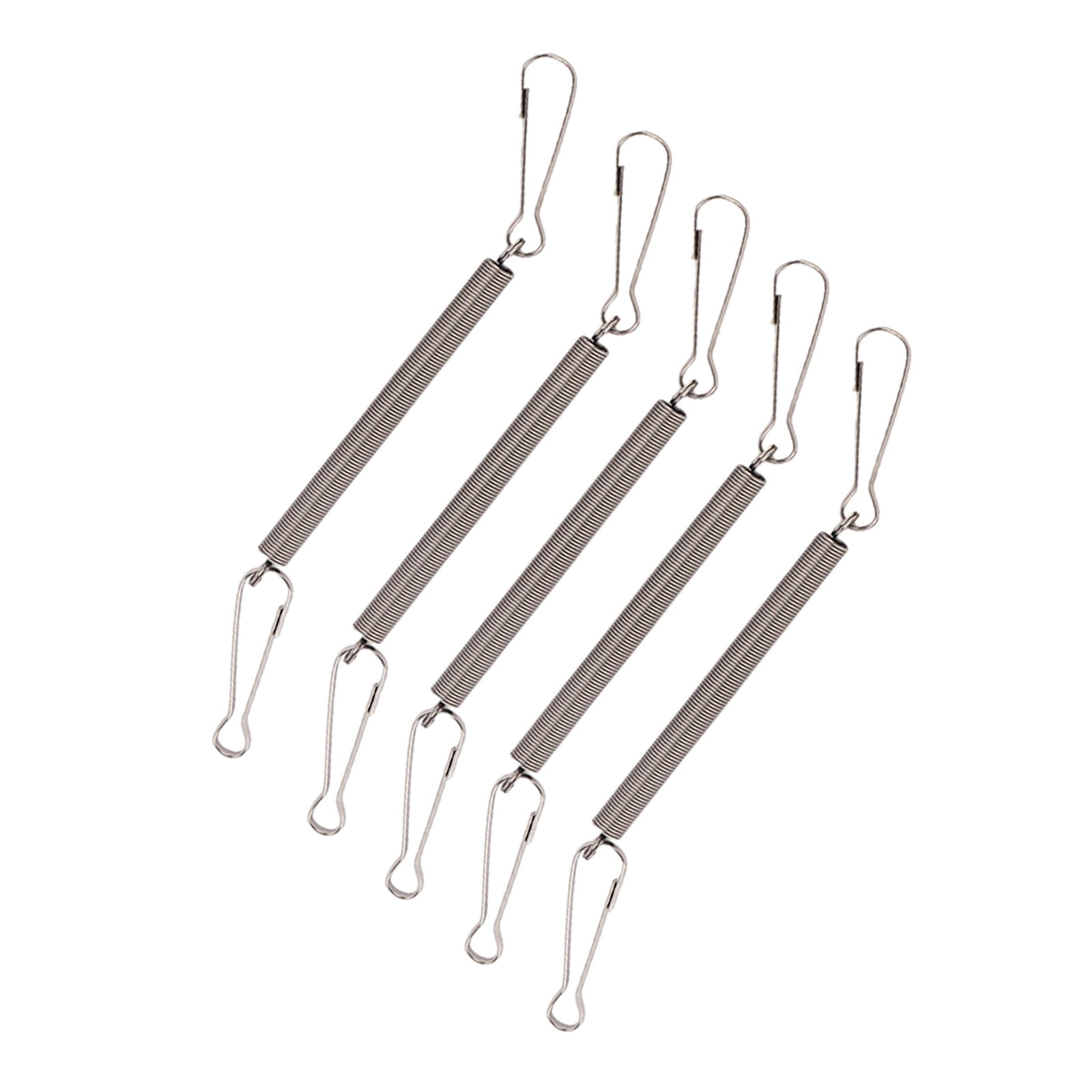 Metal Spring with 2 Clips Stainless Steel Small Cage Accessories Fixing ...